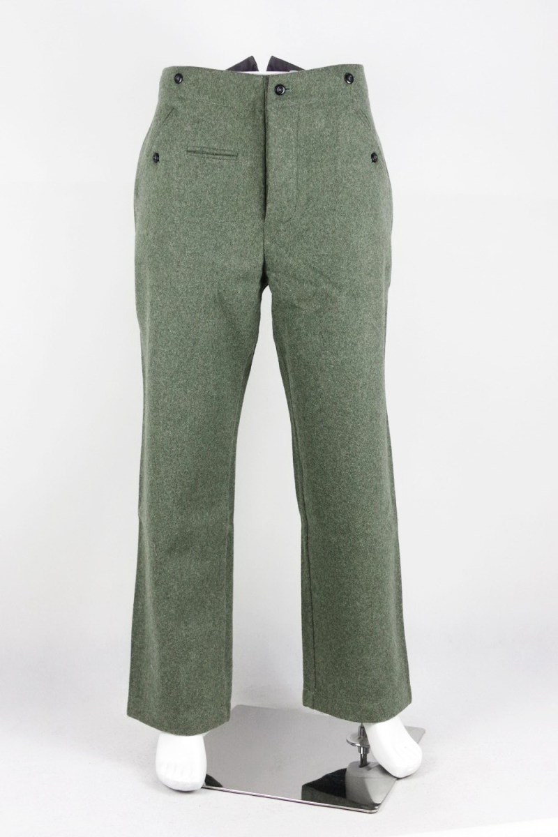 Wehrmacht/SS M36 Trousers - Feldgrau Militaria