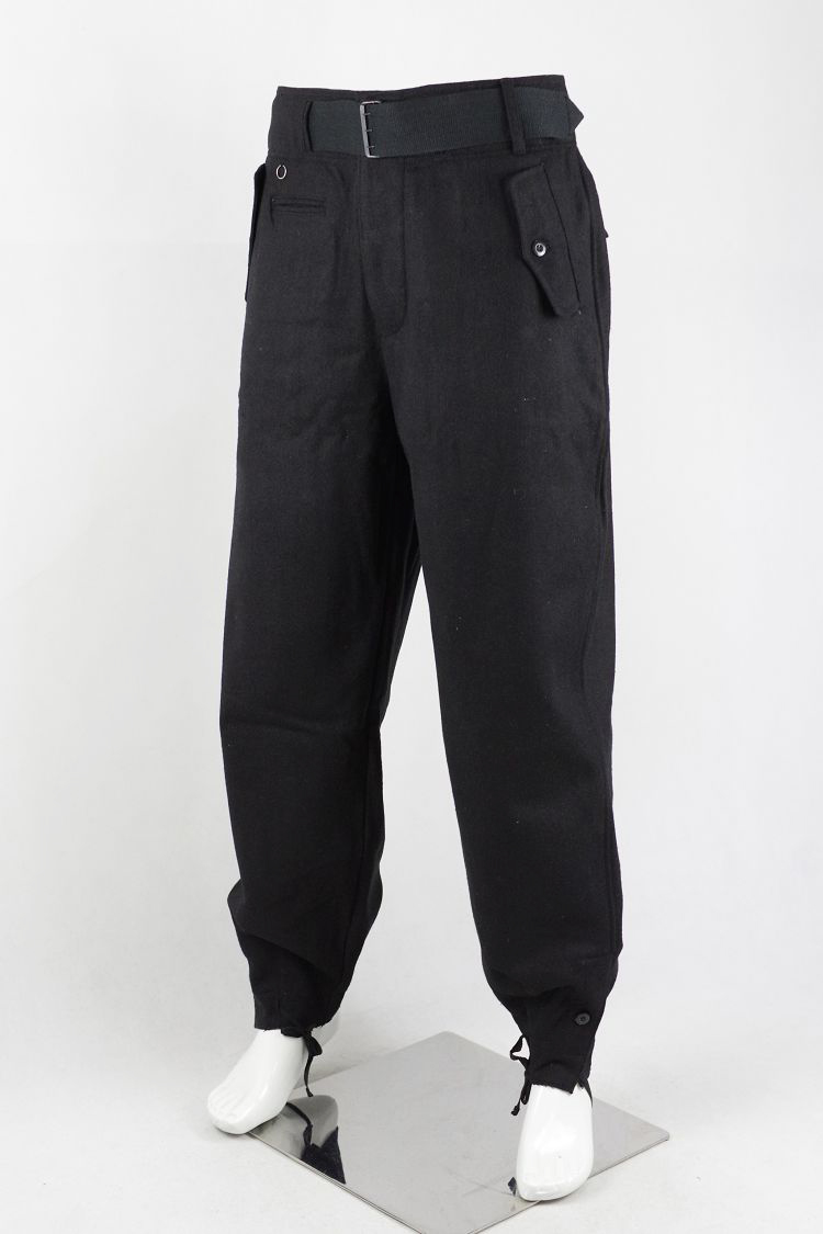 Wehrmacht Black Panzer Trousers - Feldgrau Militaria