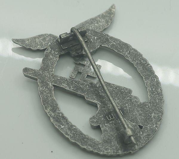 Luftwaffe Flak Badge - Feldgrau Militaria