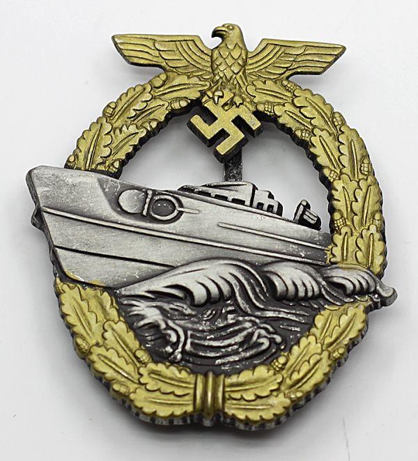 E-boat Badge Late Version - Feldgrau Militaria