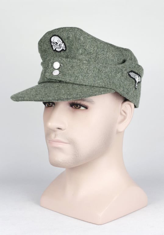 M43 Waffen SS Field Cap - Feldgrau Militaria