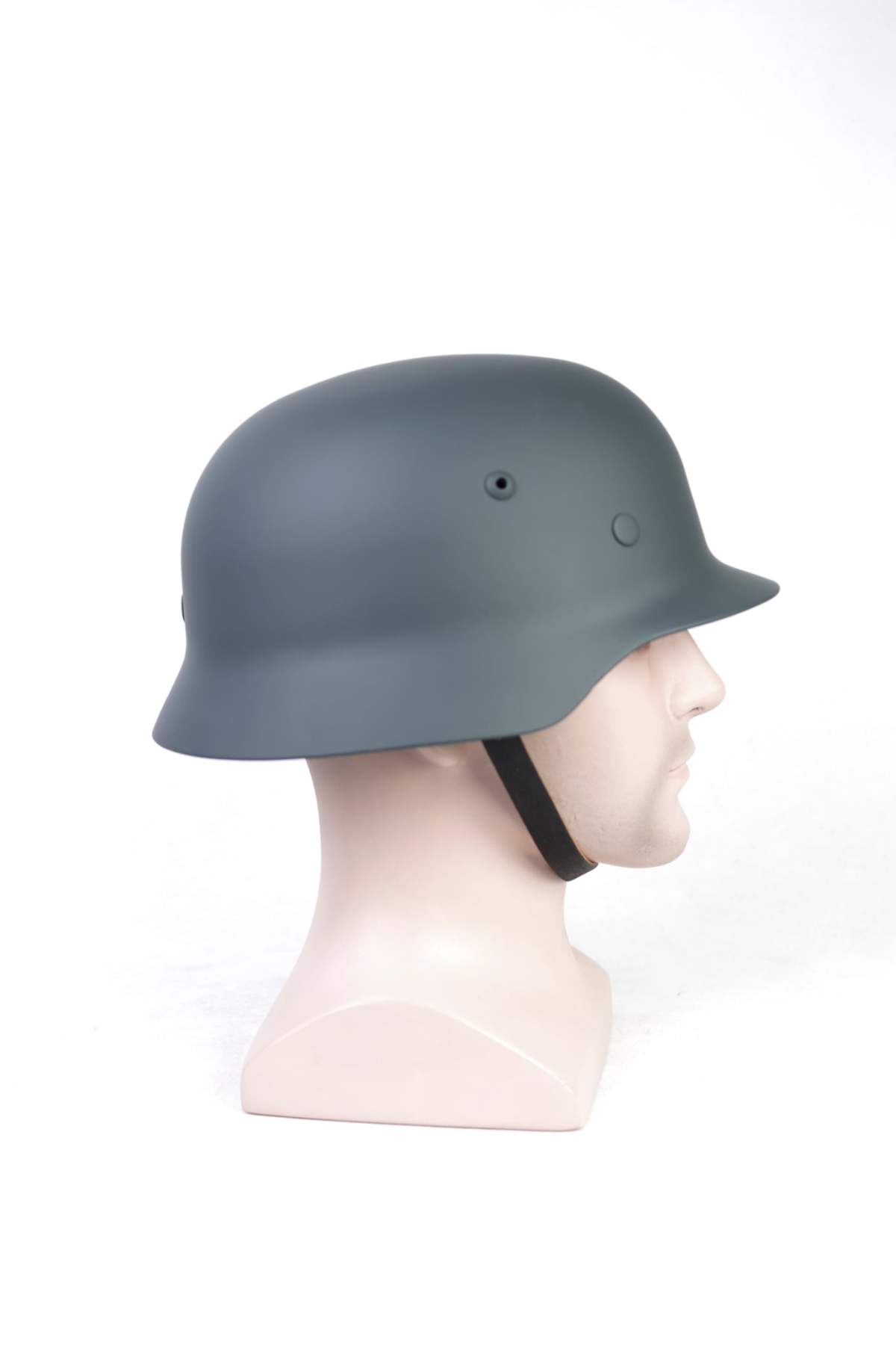 German Helmet M35 (Stahlhelm) Luftwaffe Blue - Feldgrau Militaria